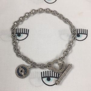 Judith Ripka | Jewelry | Judith Ripka Sapphire Evil Eye Bracelet | Poshmark
